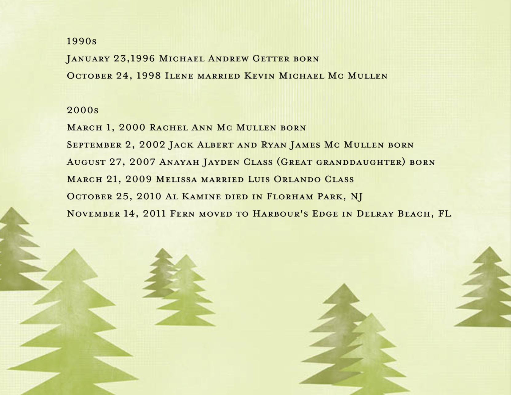 45Fern - Legacy Letters